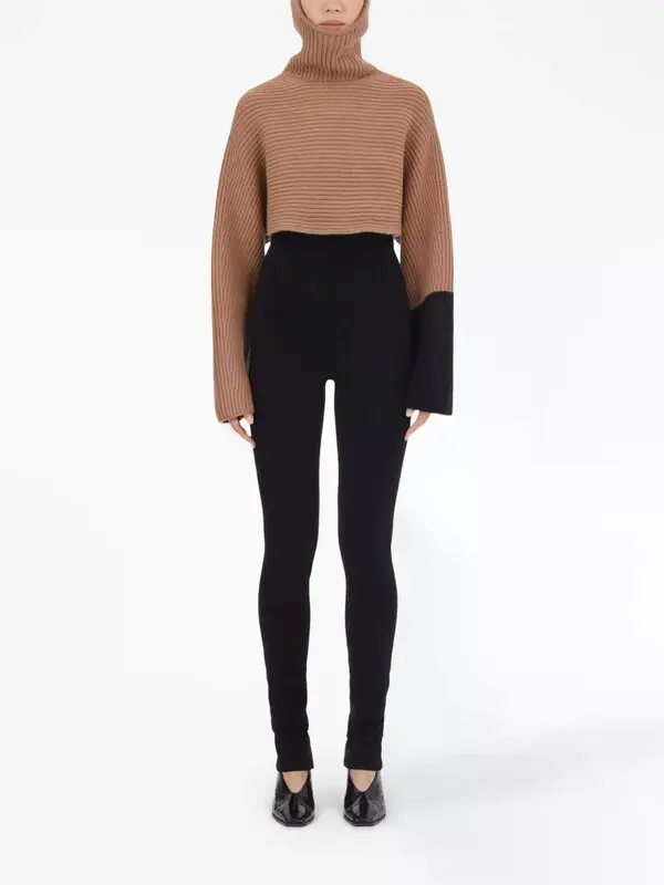 FERRAGAMO Colour-block Ribbed Jumper