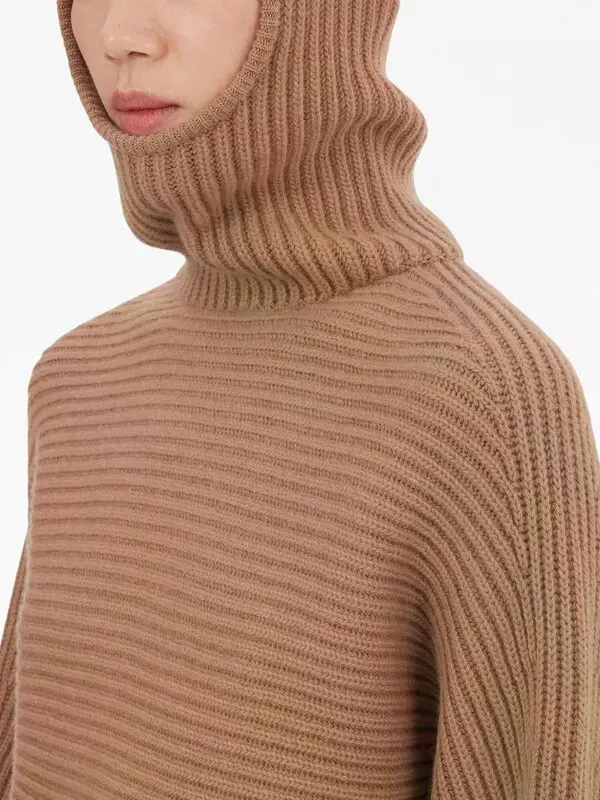 FERRAGAMO Colour-block Ribbed Jumper