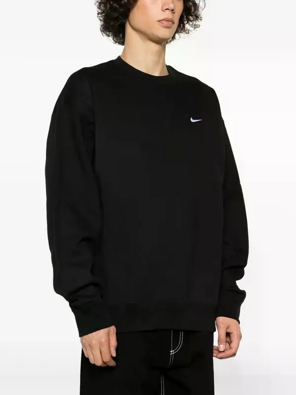 Nike Solo Swish-logo Sweatshirt - Black