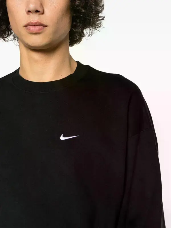 Nike Solo Swish-logo Sweatshirt - Black