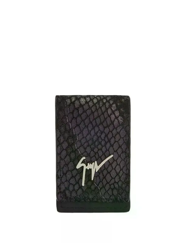 GIUSEPPE ZANOTTI Albert Card Holder - Black
