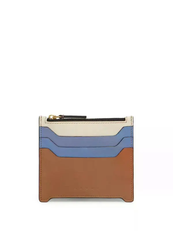 Marni Logo-debossed Wallet - Brown