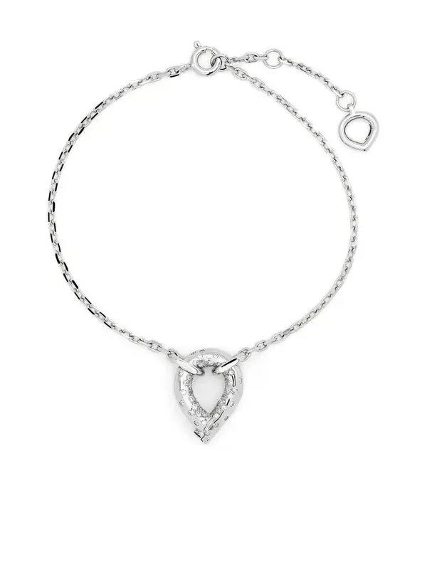 TABAYER 18kt White Gold Oera Diamond Chain Bracelet - Silver