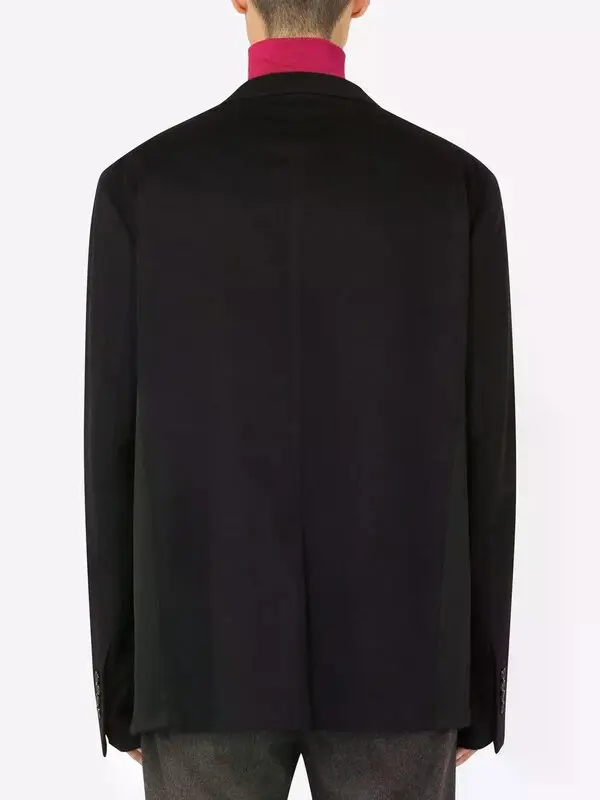 Dolce & Gabbana Double-breasted Cashmere Blazer - Blue