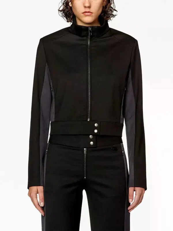 DIESEL® G-gauri Zip-up Jacket With Tonal Logo Plaque
