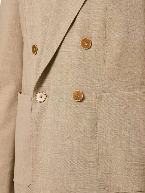 Max Mara Double-breasted Blazer - Neutrals