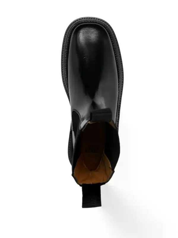 TOGA VIRILIS Stud-embellished Leather Ankle Boots