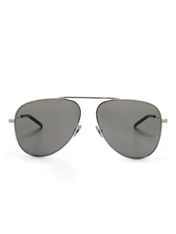 Saint Laurent Pilot-frame Sunglasses - Grey
