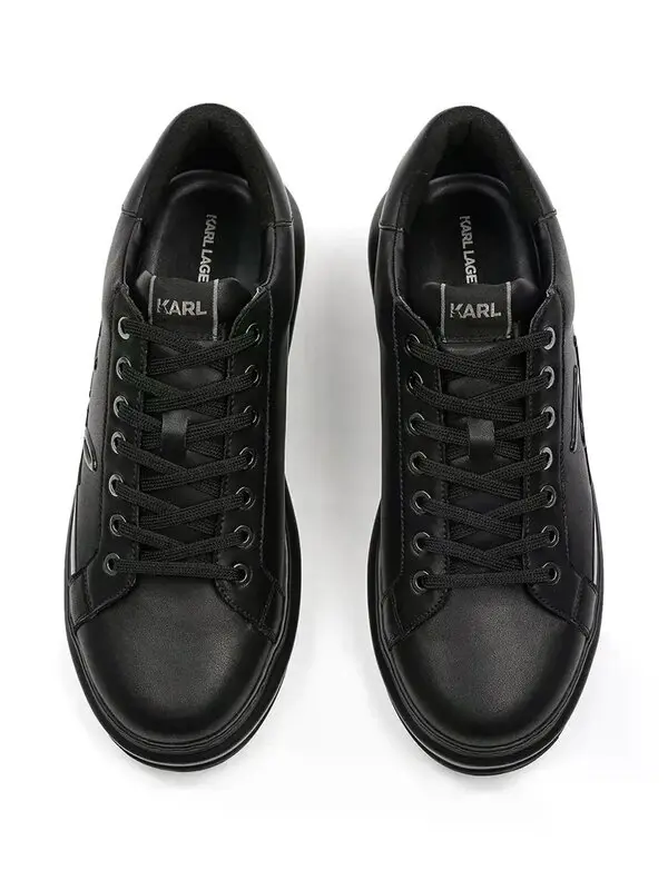 Karl Lagerfeld Signature Logo Patch Lace-up Sneakers