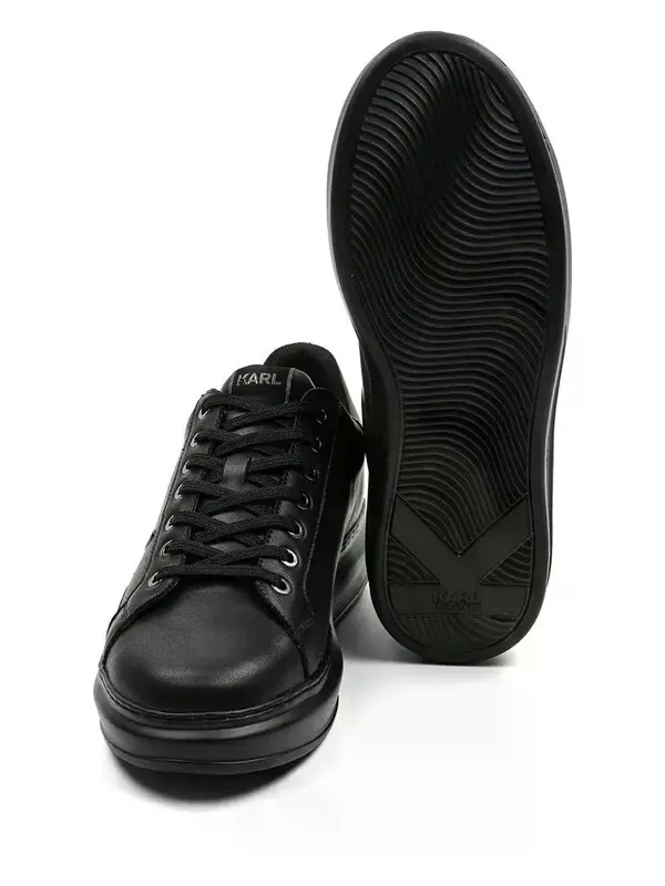 Karl Lagerfeld Signature Logo Patch Lace-up Sneakers