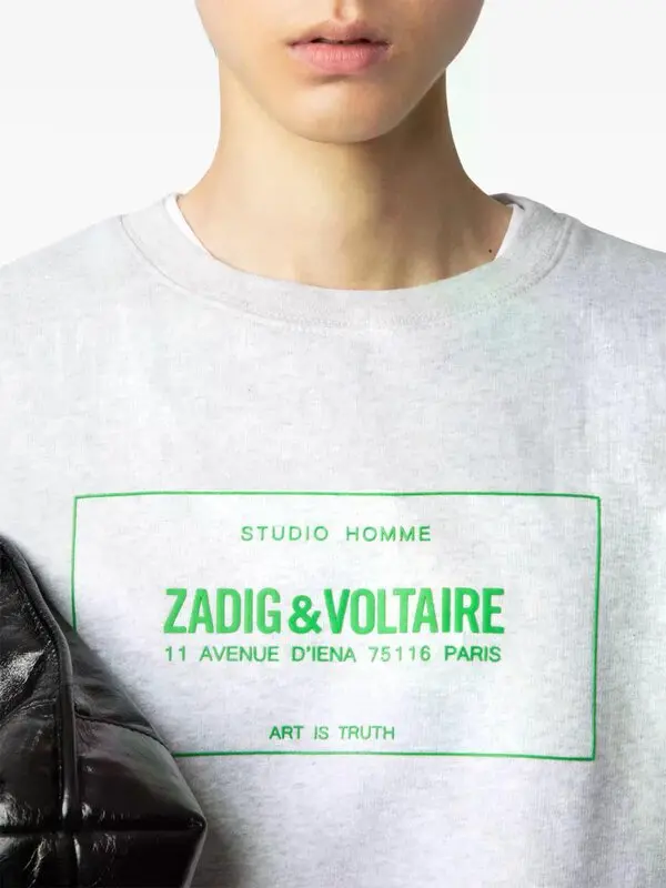 Zadig&Voltaire Simba Embroidered Logo Sweatshirt