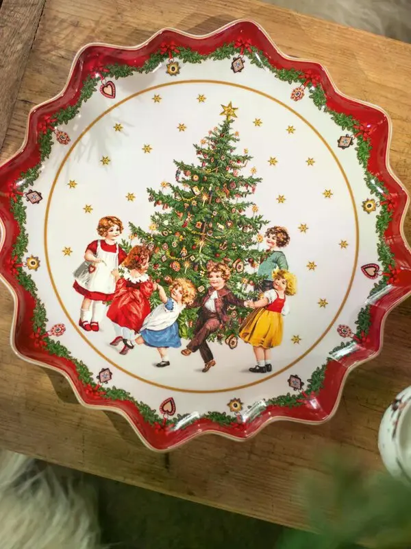 VILLEROY & BOCH Graphic-print Porcelain Plate