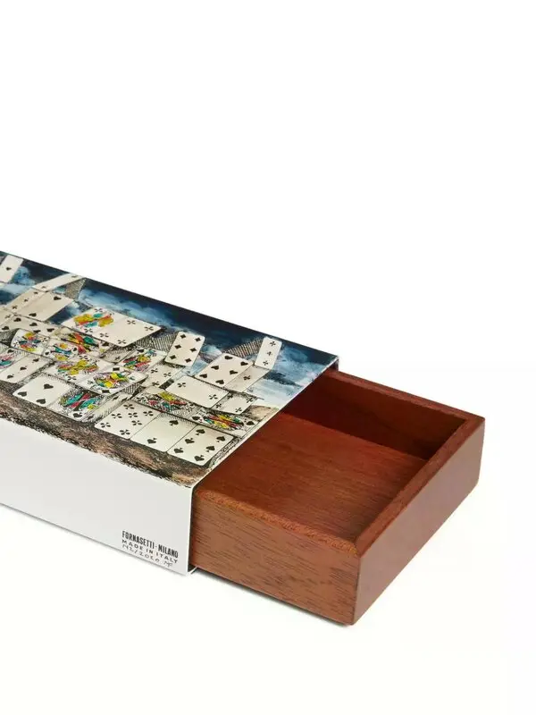 FORNASETTI Printed Wood Box