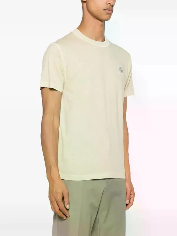 Stone Island Compass-patch Cotton T-shirt