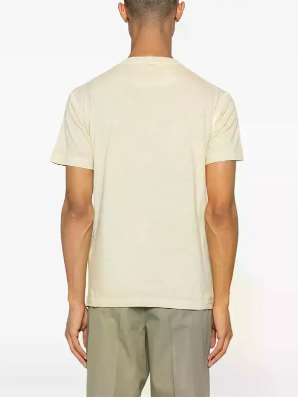 Stone Island Compass-patch Cotton T-shirt