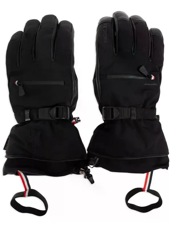 Moncler Padded Gloves - Black