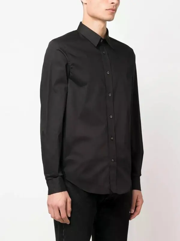 DIESEL® Logo-embroidered Cotton Shirt