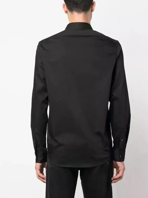 DIESEL® Logo-embroidered Cotton Shirt