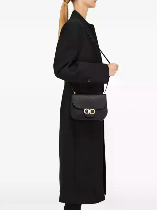 FERRAGAMO Double Gancini Shoulder Bag