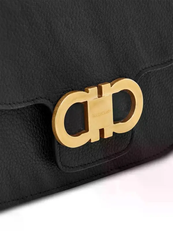 FERRAGAMO Double Gancini Shoulder Bag