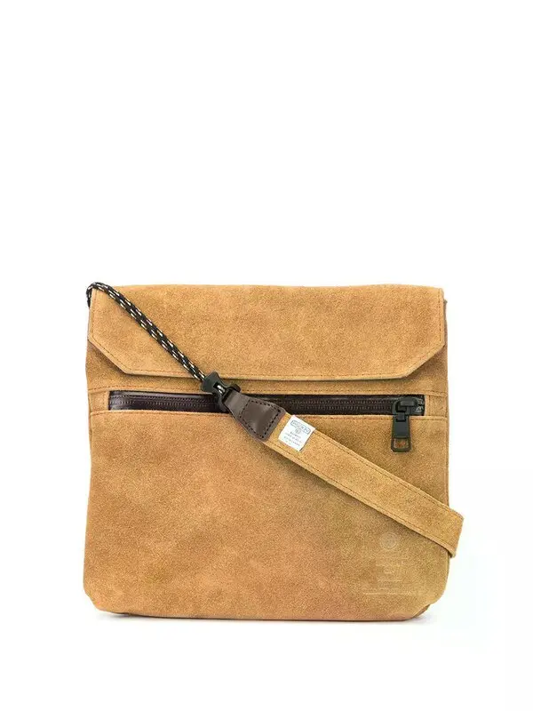 AS2OV Flat Shoulder Bag - Brown