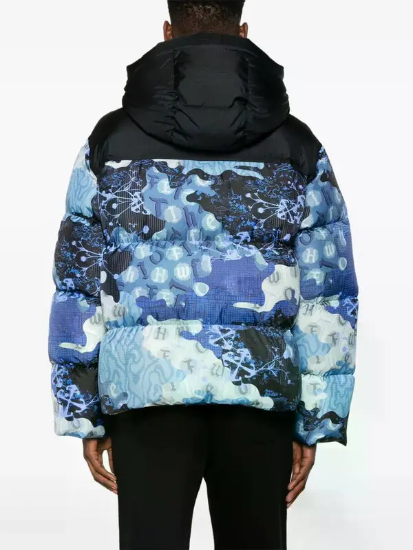 Off-White Camouflage Padded Down Jacket