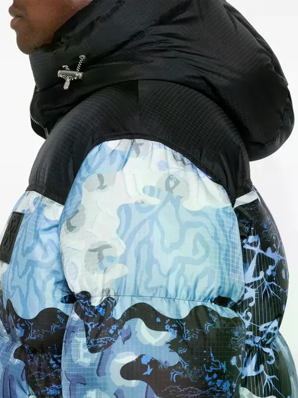 Off-White Camouflage Padded Down Jacket