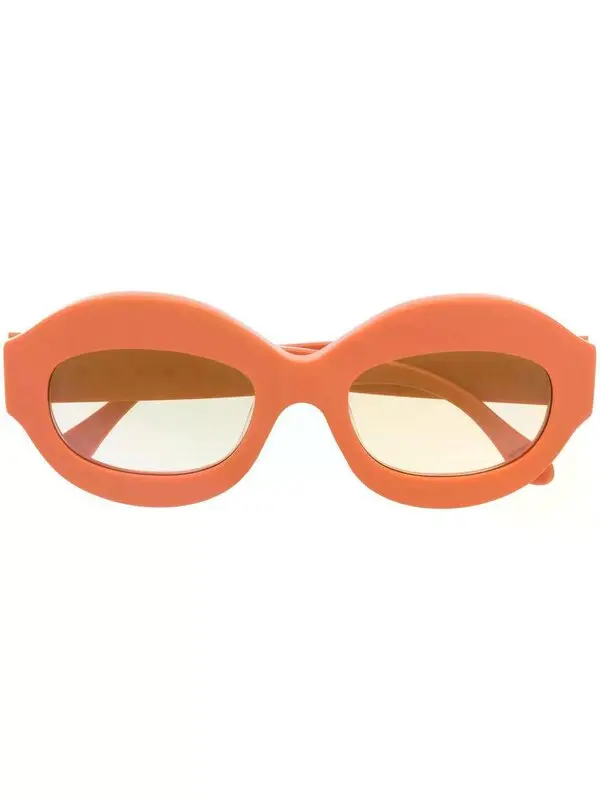 Marni Oval-frame Sunglasses - Orange
