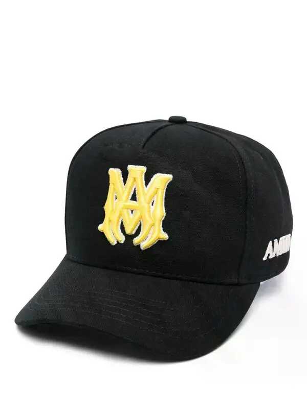 Amiri Ma Outline Canvas Cap - Black