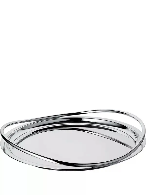 Christofle Vertigo Round Tray - Silver