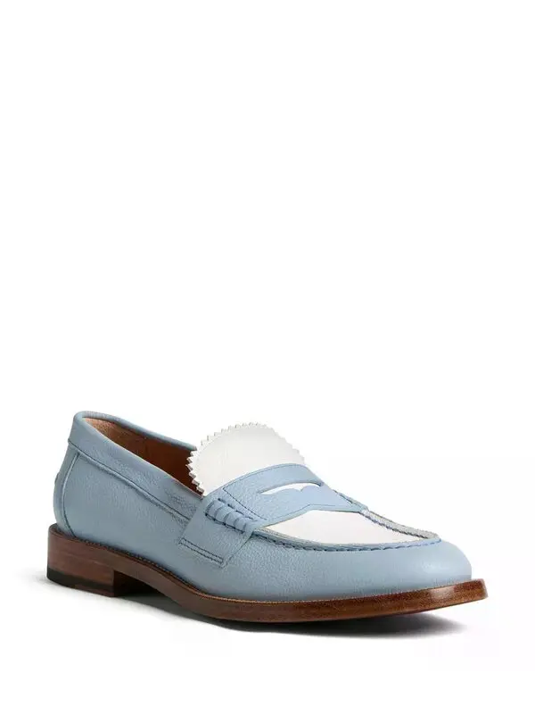 Dsquared2 Two-tone Leather Loafers