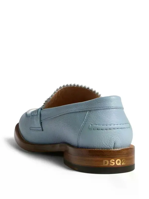 Dsquared2 Two-tone Leather Loafers