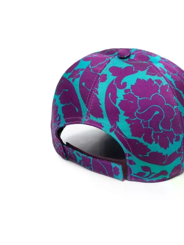 Versace Floral Print Cap