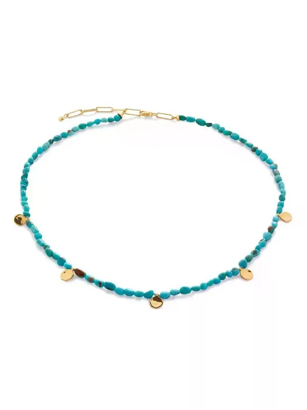 Monica Vinader Rio Gemstone Beaded Necklace - Blue
