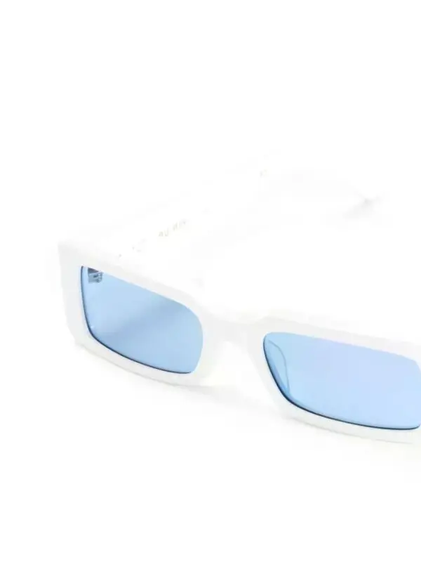 Kàdor Pin-up Rectangle-frame Sunglasses - White
