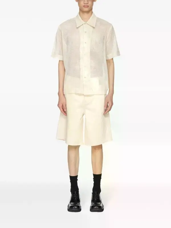 WON HUNDRED Cotton Straight-leg Shorts