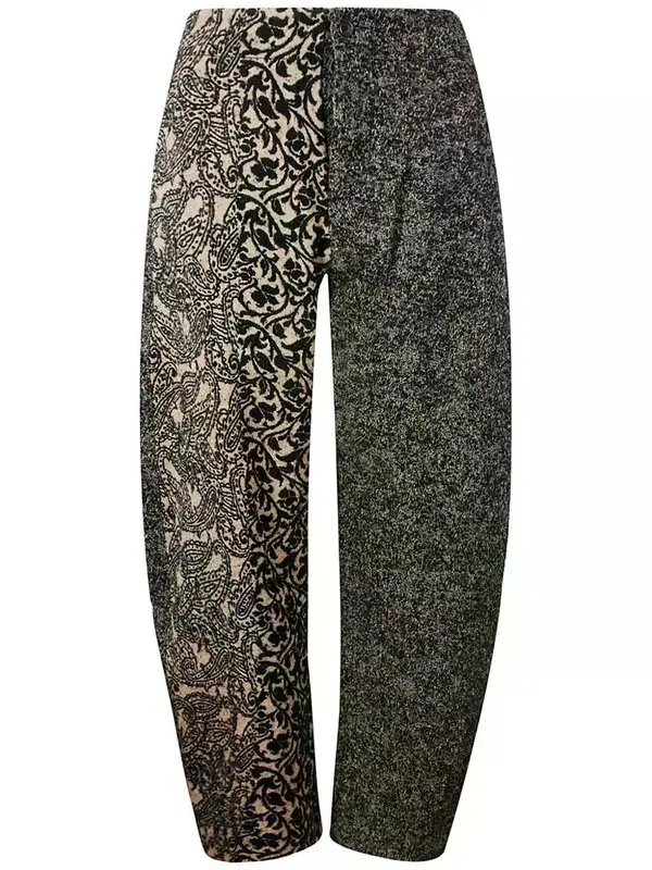 UMA WANG Pollock Trousers With Paisley Print