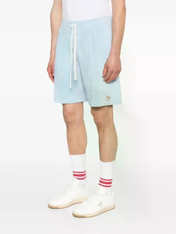 Casablanca Velour Stripe Shorts