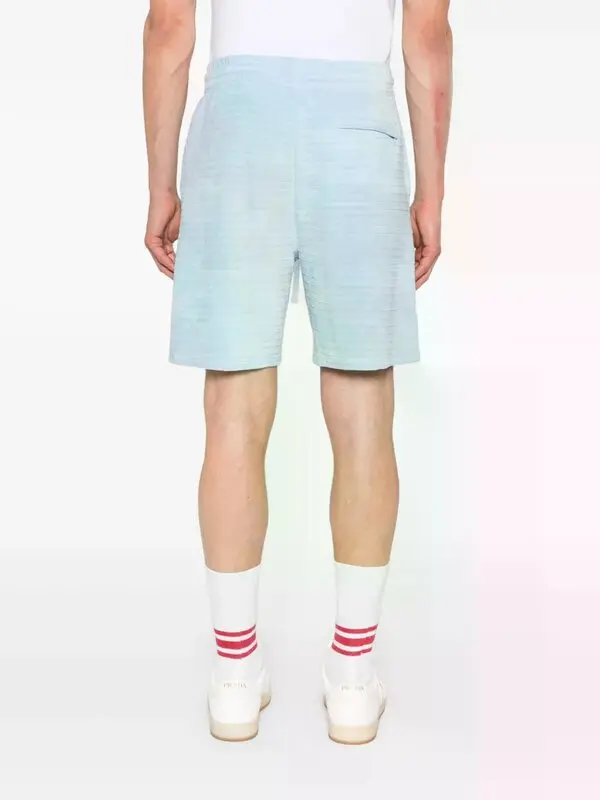 Casablanca Velour Stripe Shorts