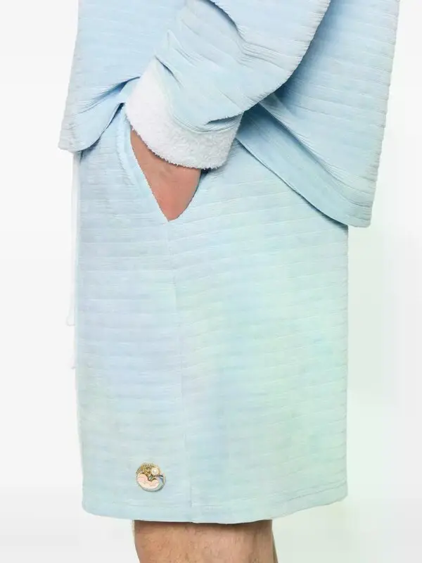 Casablanca Velour Stripe Shorts