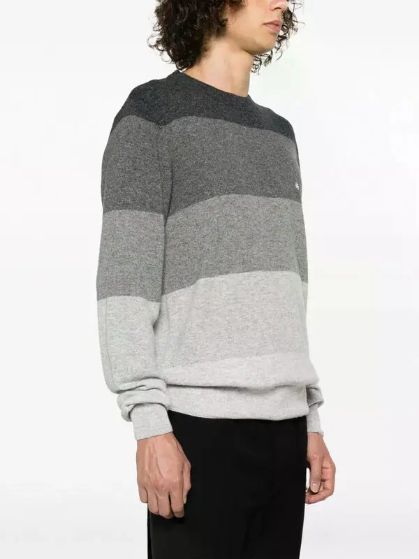 MANUEL RITZ Logo-embroidered Knitted Jumper