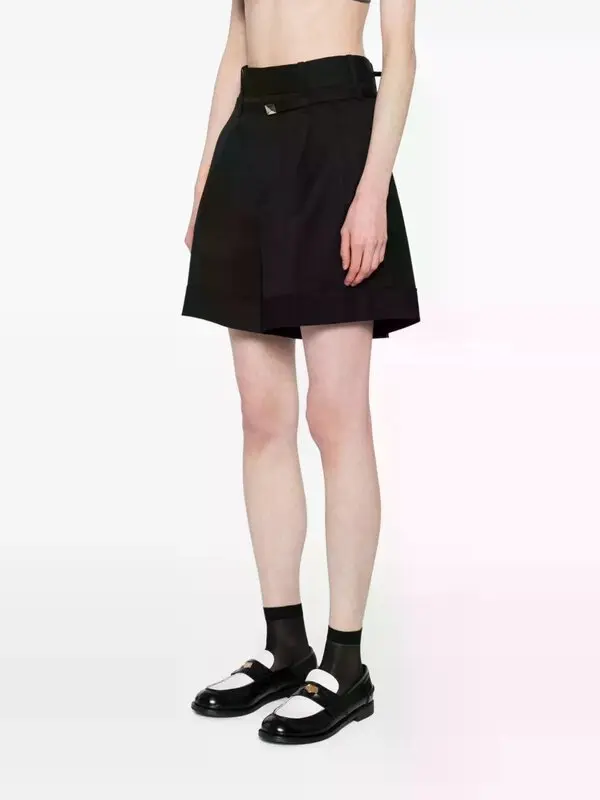 JNBY Wide-leg Belted Shorts