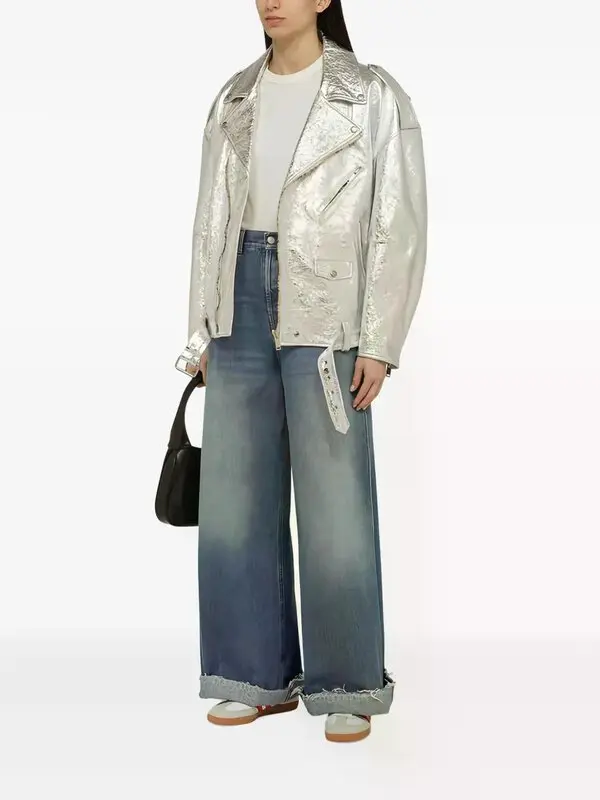 HALFBOY Leather Biker Jacket