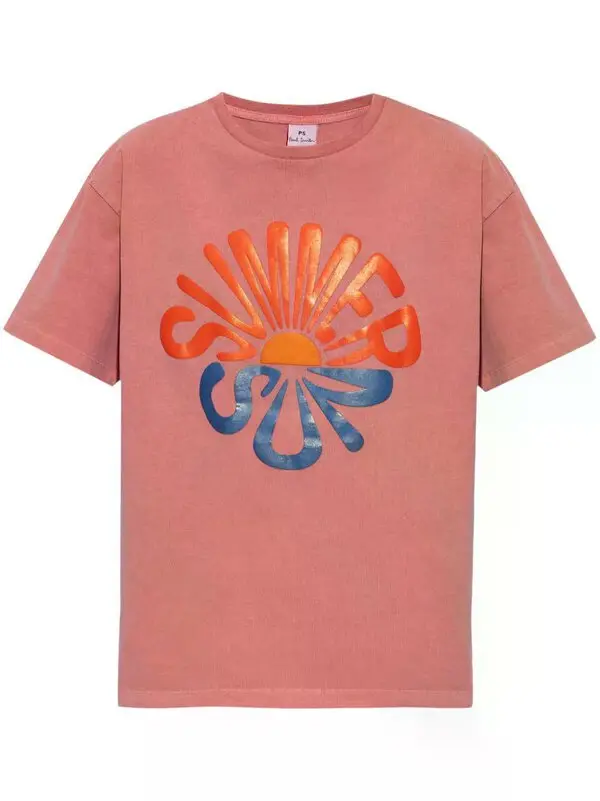 Paul Smith Slogan-print Cotton T-shirt