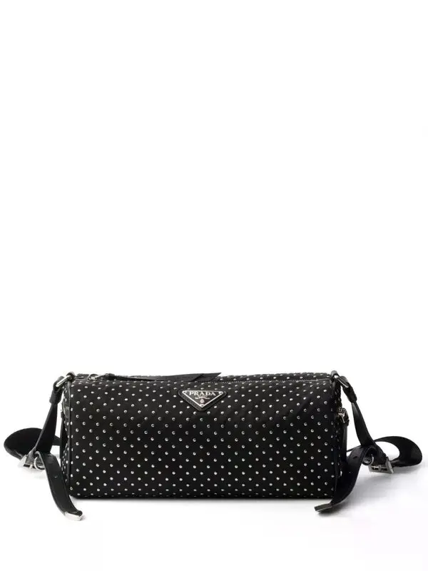 Prada Studded Shoulder Bag