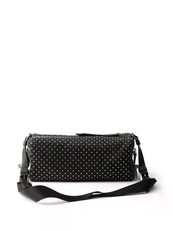 Prada Studded Shoulder Bag