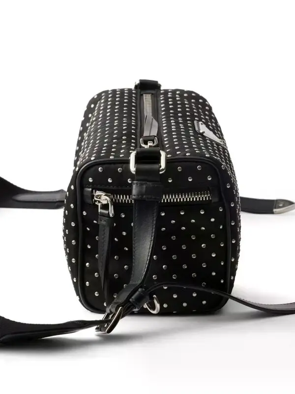 Prada Studded Shoulder Bag