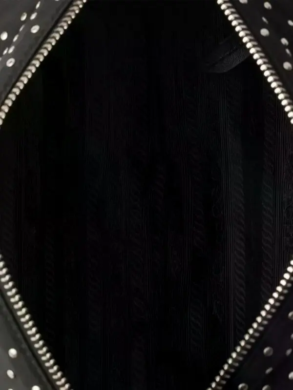 Prada Studded Shoulder Bag