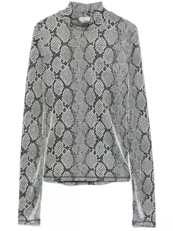 Coperni Snakeskin-print Top