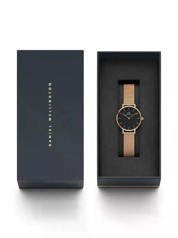 DANIEL WELLINGTON Petite Melrose 28mm Watch - Black